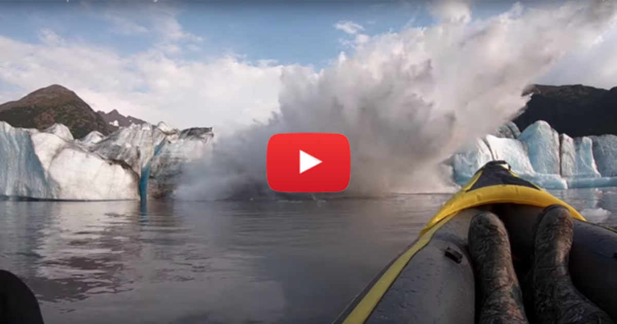 Ice Cave Collapsing in Alaska | Paddling.com