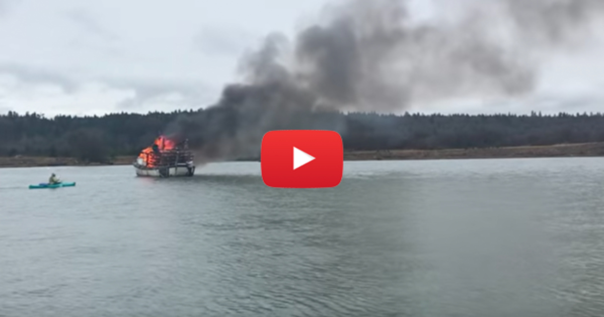 Kayak Rescues Fisherman from Burning Boat | Paddling.com