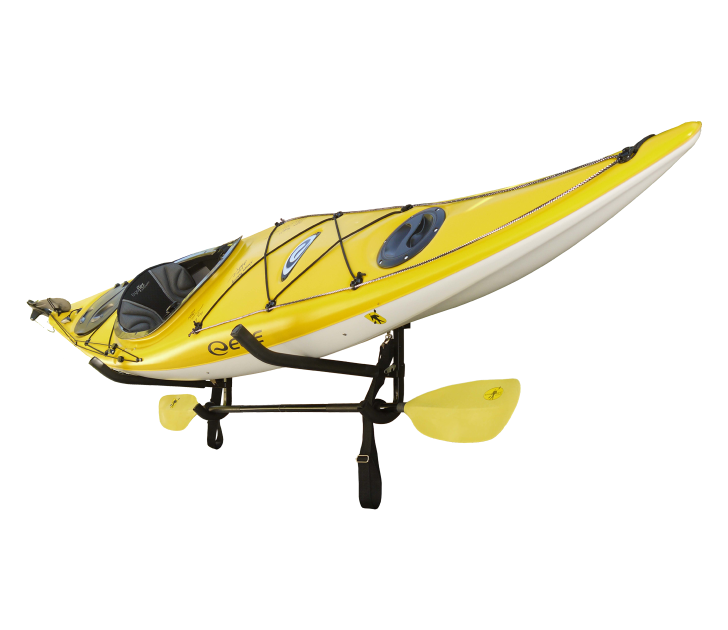 Wall Mount Kayak Storage Rack with Paddle Holders and… | Paddling.com