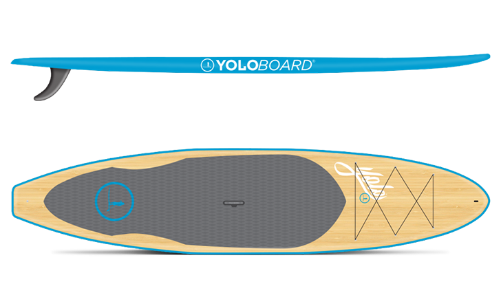 10'6" Bamboo Stand Up Paddle Board Reviews - YOLO… | Paddling.com